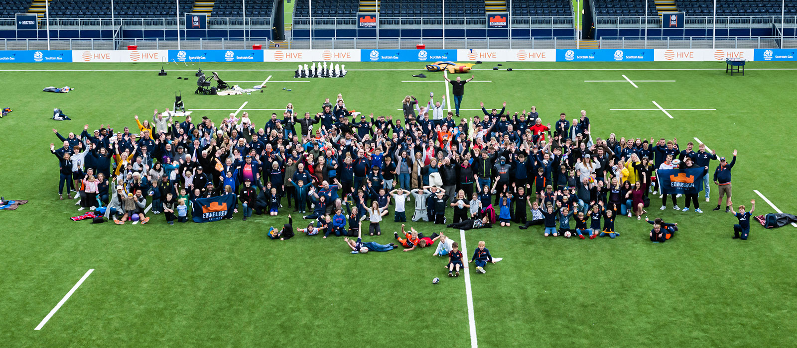 Hive Stadium launched at Picnic on the Pitch - Edinburgh Rugby